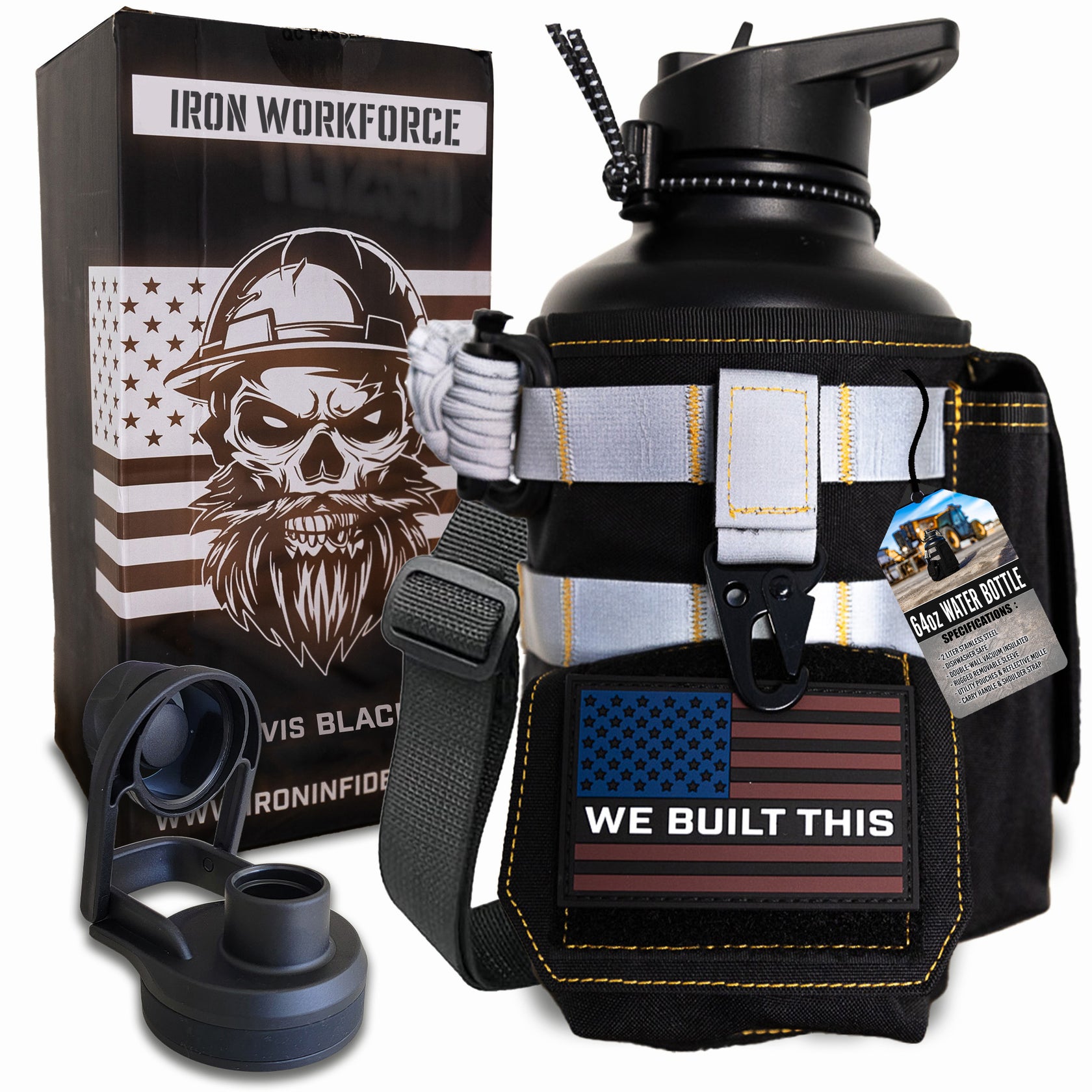 64oz Iron Workforce Bottles – Iron Infidel