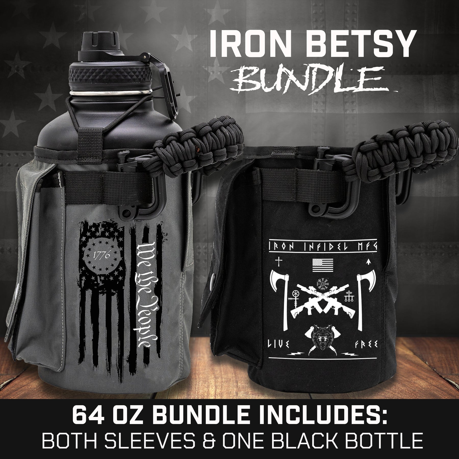 32oz Compact Battle Bottles – Iron Infidel