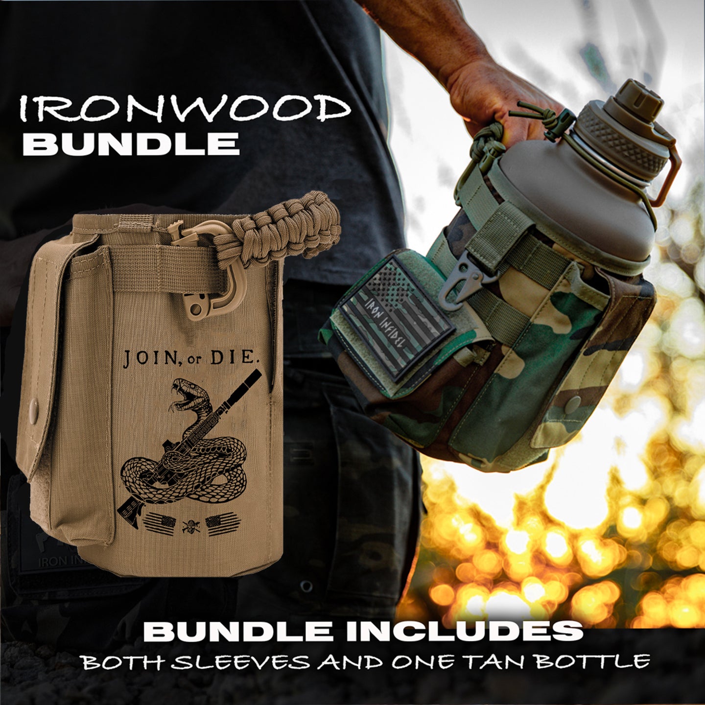 32oz Compact Battle Bottles – Iron Infidel