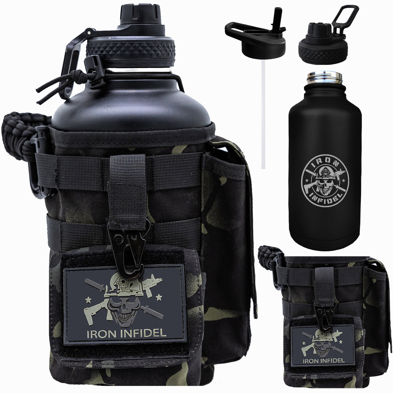 64oz Battle Bottle Water Bottles – Iron Infidel